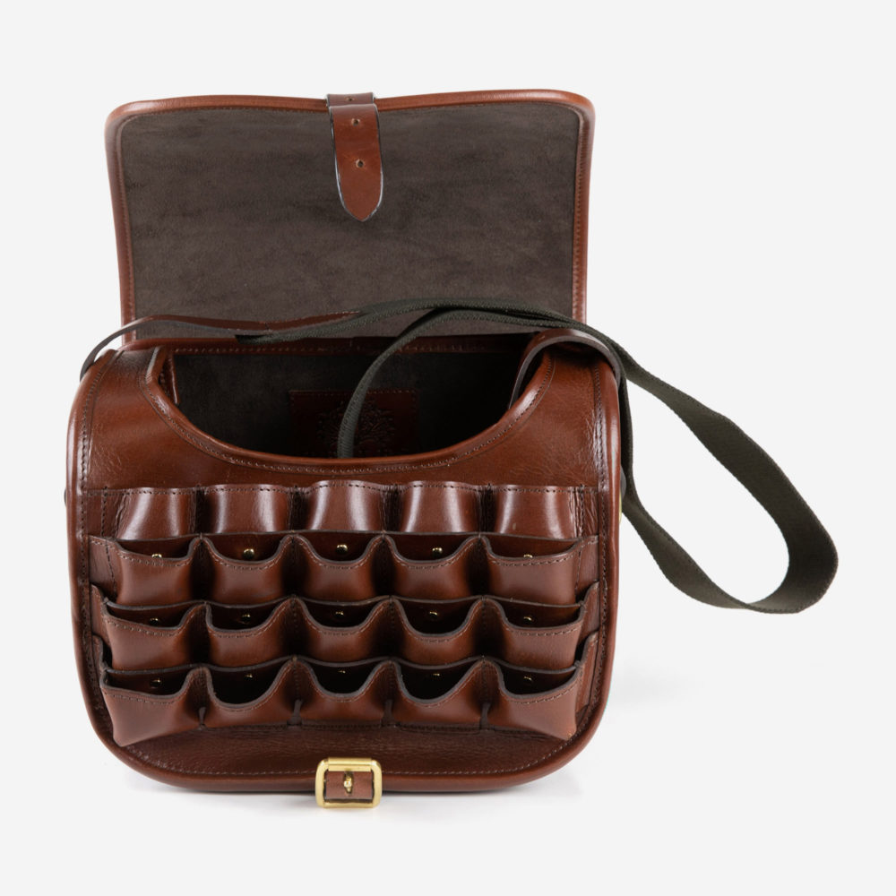Premier Leather Cartridge Bag Harness Brown - Teales
